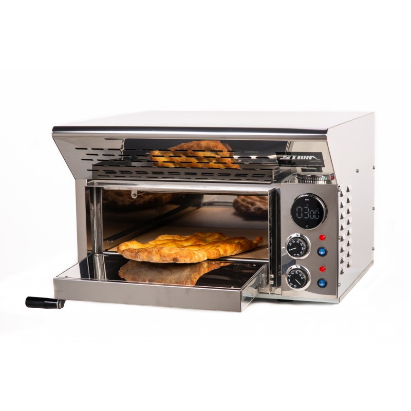 Horno para pizza programable con campana y filtro - Stima VP2 XL