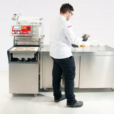 Valko TVG 60 H35- Termoselladora de barquetas con vacío en ATM y Skin-Pack