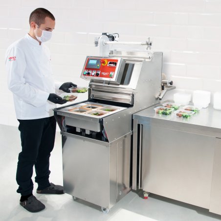 Valko TVG 60 H35- Termoselladora de barquetas con vacío en ATM y Skin-Pack