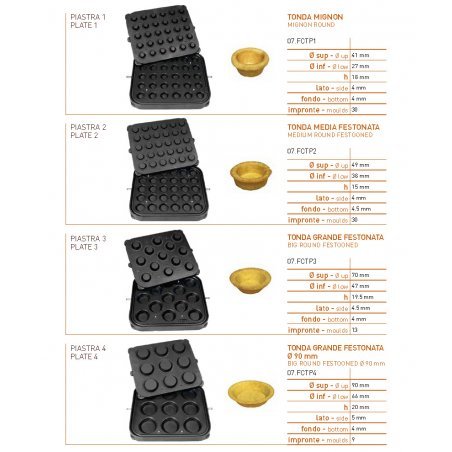 Formadora de tartaletas profesional Cook-Matic sin molde