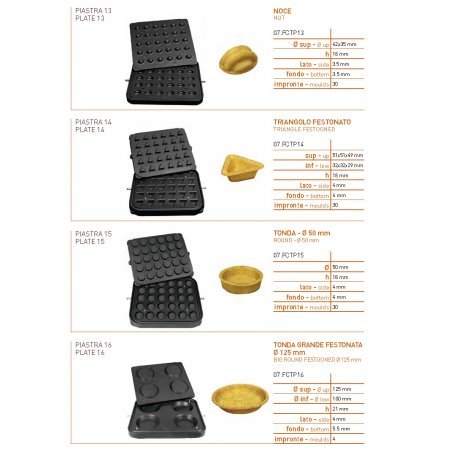 Formadora de tartaletas profesional Cook-Matic sin molde