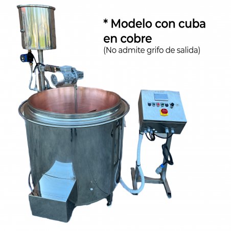 Cuba de cuajar queso eléctrico con registrador HACCP de 520 Litros