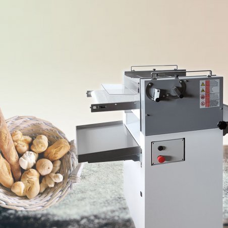 Formadora de barras de pan profesional con rodillos de 600mm SF600 para ...
