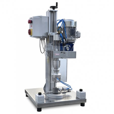 Cerradora eléctrica semiautomática de tapas de aluminio twist-off y ...