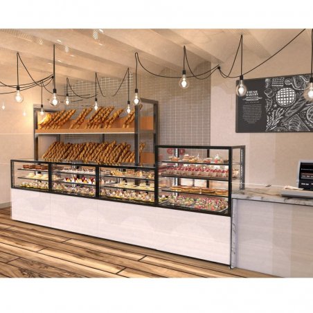 Vitrina refrigerada Integra IN60/50-140G blanca con acceso Grab & Go ...