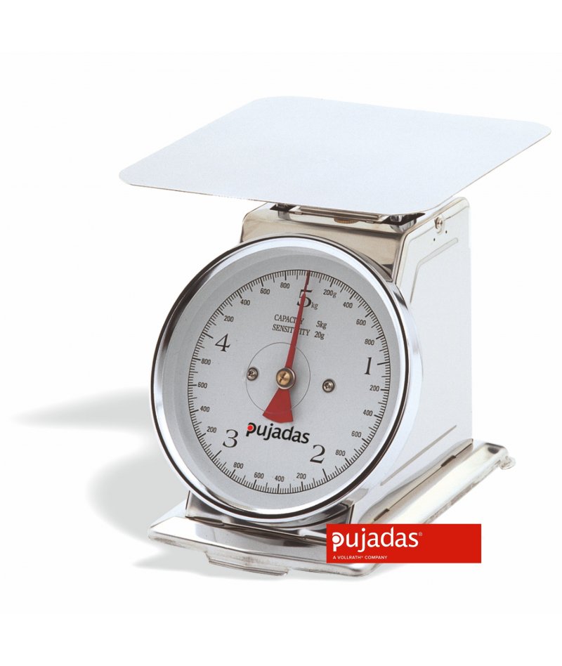 Balanza mecánica - Máximo(kg): 5 - precisión(gr): 20 - Plataforma(cm ...